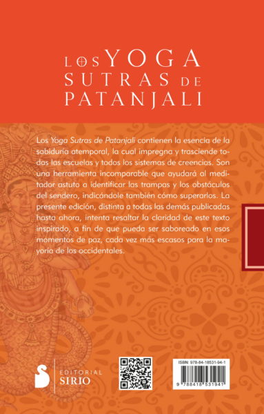 YOGA SUTRAS DE PATANJALI, LOS