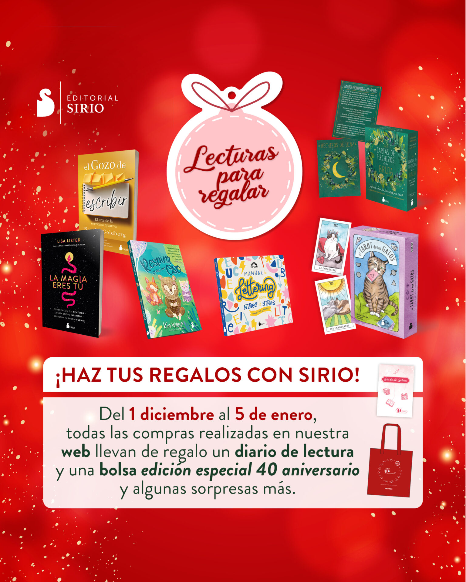 lecturas inpiradoras para regalar en Navidad - Editorial Sirio